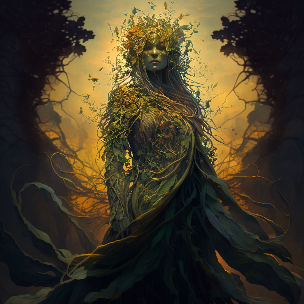 Goddess Gaia (Primordial Goddess And Personification Of The Earth ...