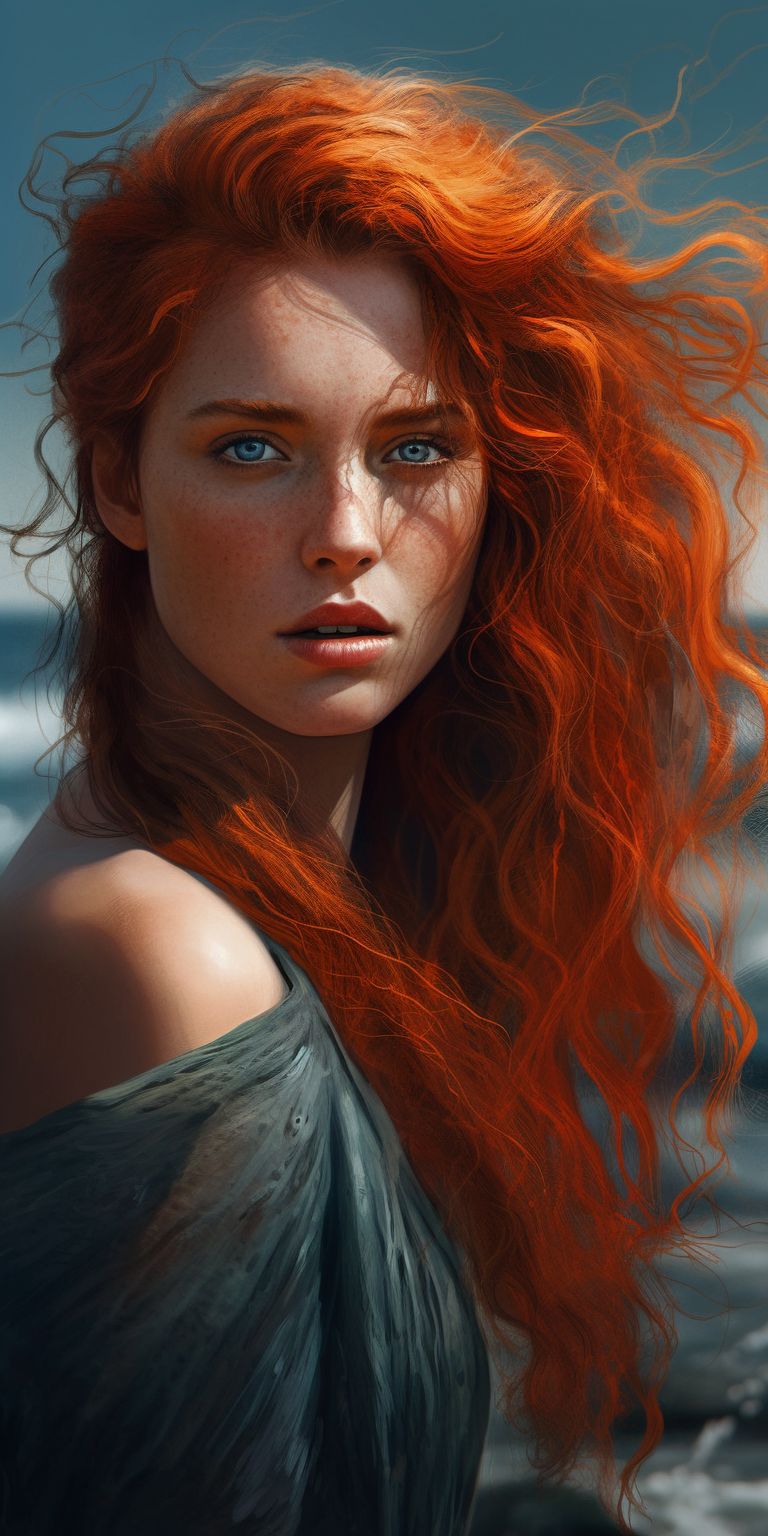 Npc, Captain Awilda, The Red-Haired Queen Of The Seas | Fantasy I Sci ...