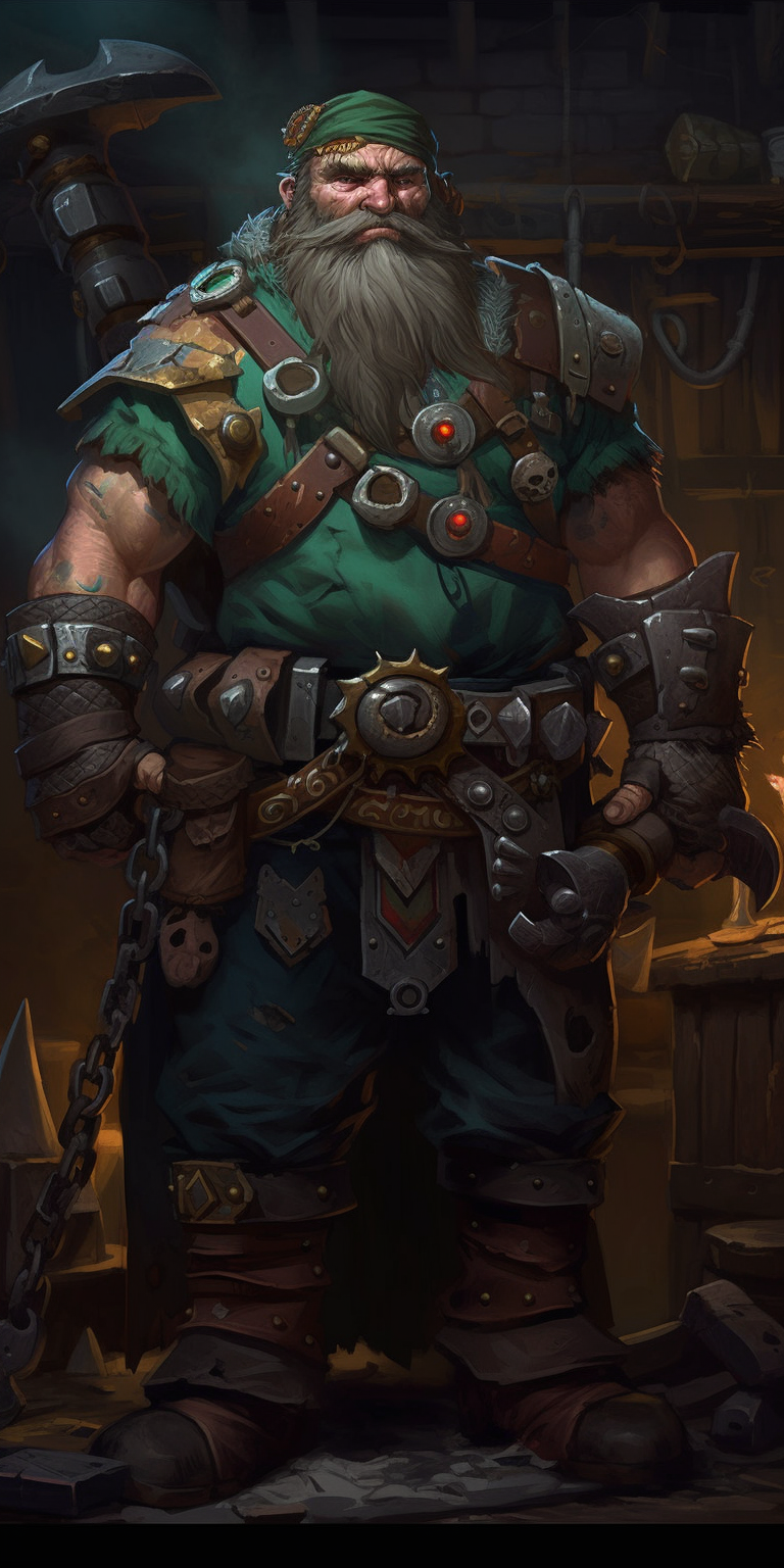 Npc Dvalinn The Great, Master Dwarf Craftsman | Fantasy I Sci-Fi I ...