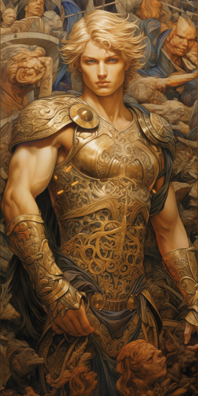 Npc, Achilles, The Indomitable Hero Of The Achaean Army | Fantasy I Sci ...