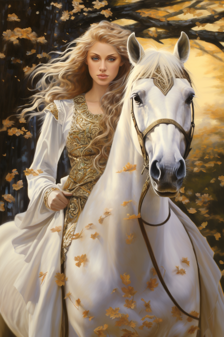 God, Epona (Rhiannon), Goddess Of Horses And Abundance | Fantasy I Sci ...