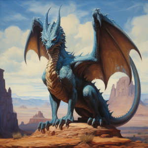 Monster, "Blue Dragon: Thunder Of The Desert Skies" | Fantasy I Sci-Fi ...