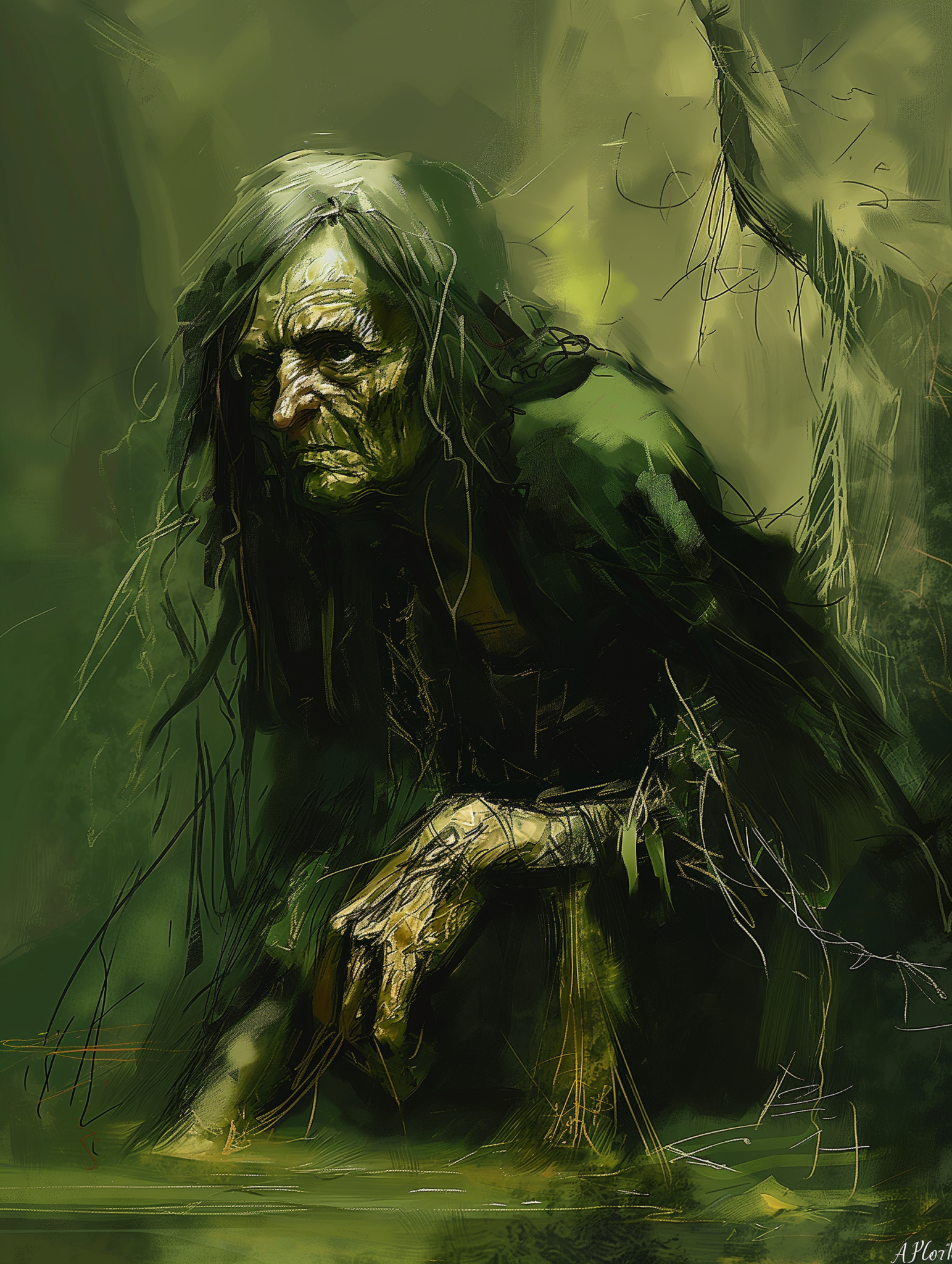 Monster, Green Hag | Fantasy I Sci-Fi I Books I Films I World Building