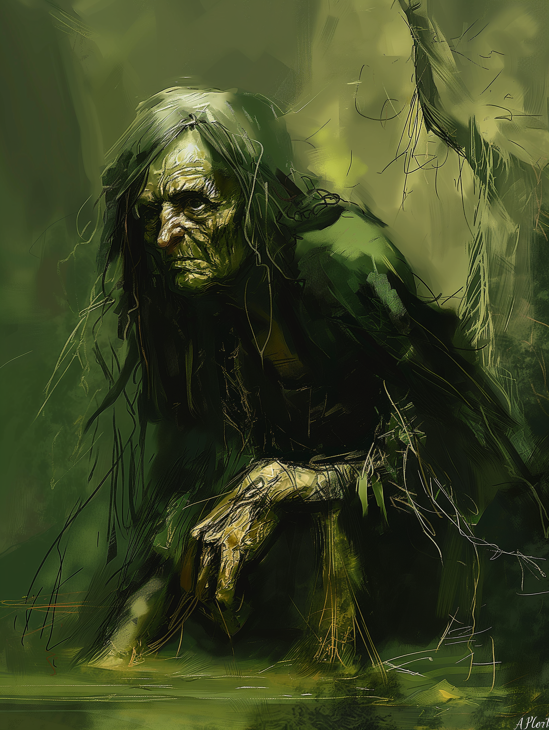Monster, Green Hag | Fantasy I Sci-Fi I Books I Films I World Building