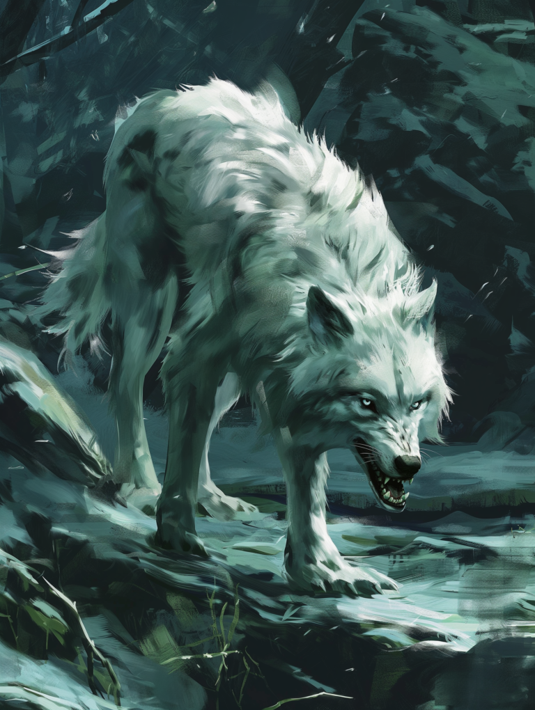 Monster, Winter Wolf, Herald Of The Frozen North | Fantasy I Sci-Fi I ...