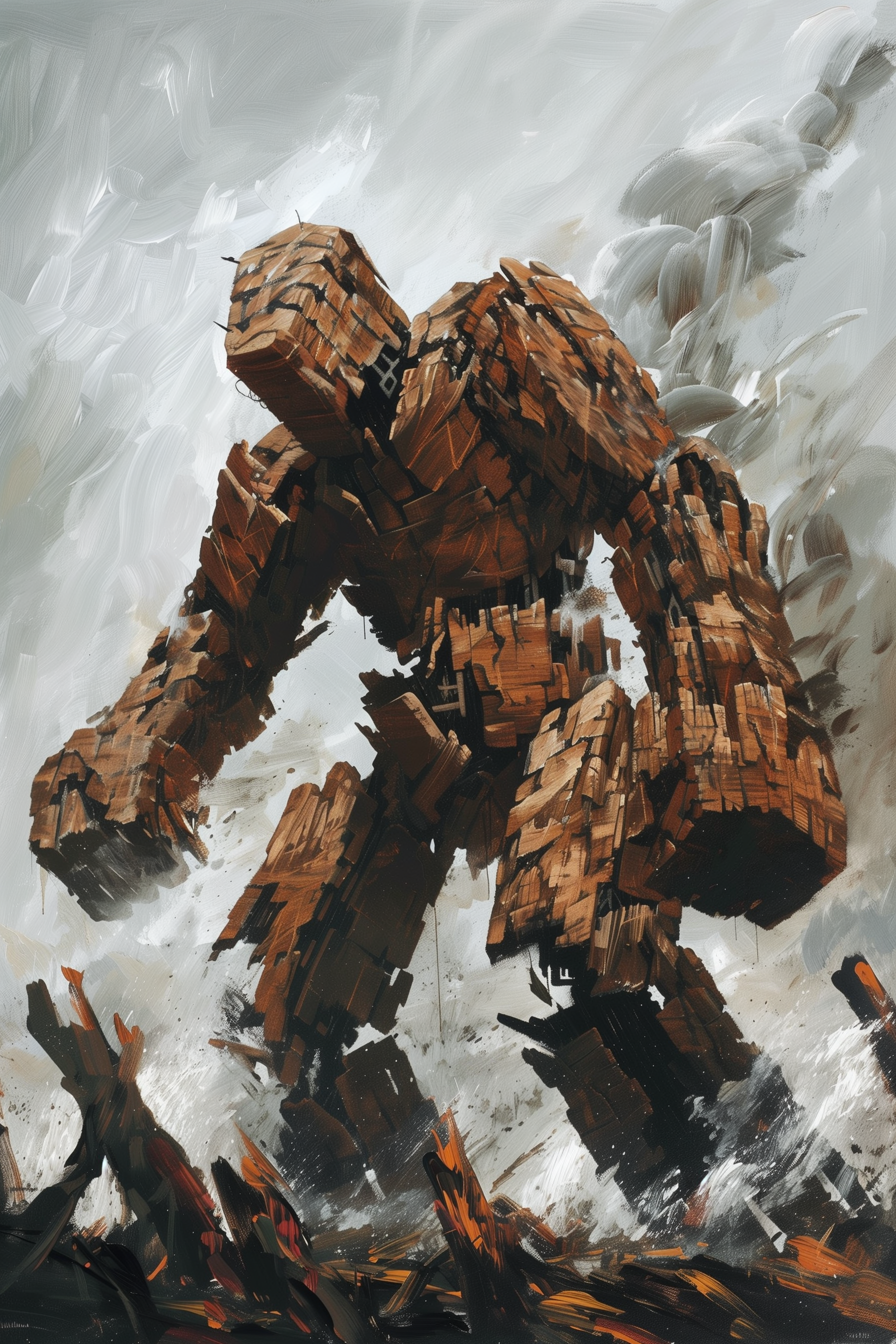 Monster, Wood Golem: The Guardian Of The Whispering Grove | Fantasy I ...