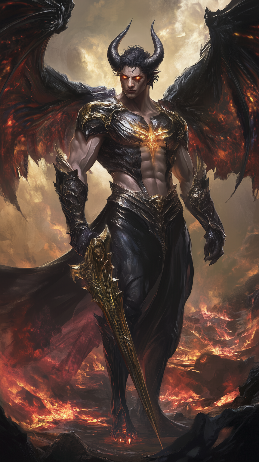 Devil, Eblis Arch-Devil Of Fire (Iblis, Druaga, Ahriman) | Fantasy I ...
