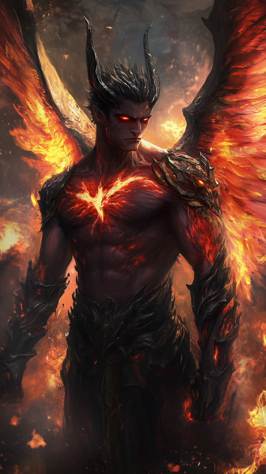 Devil, Eblis Arch-Devil Of Fire (Iblis, Druaga, Ahriman) | Fantasy I ...