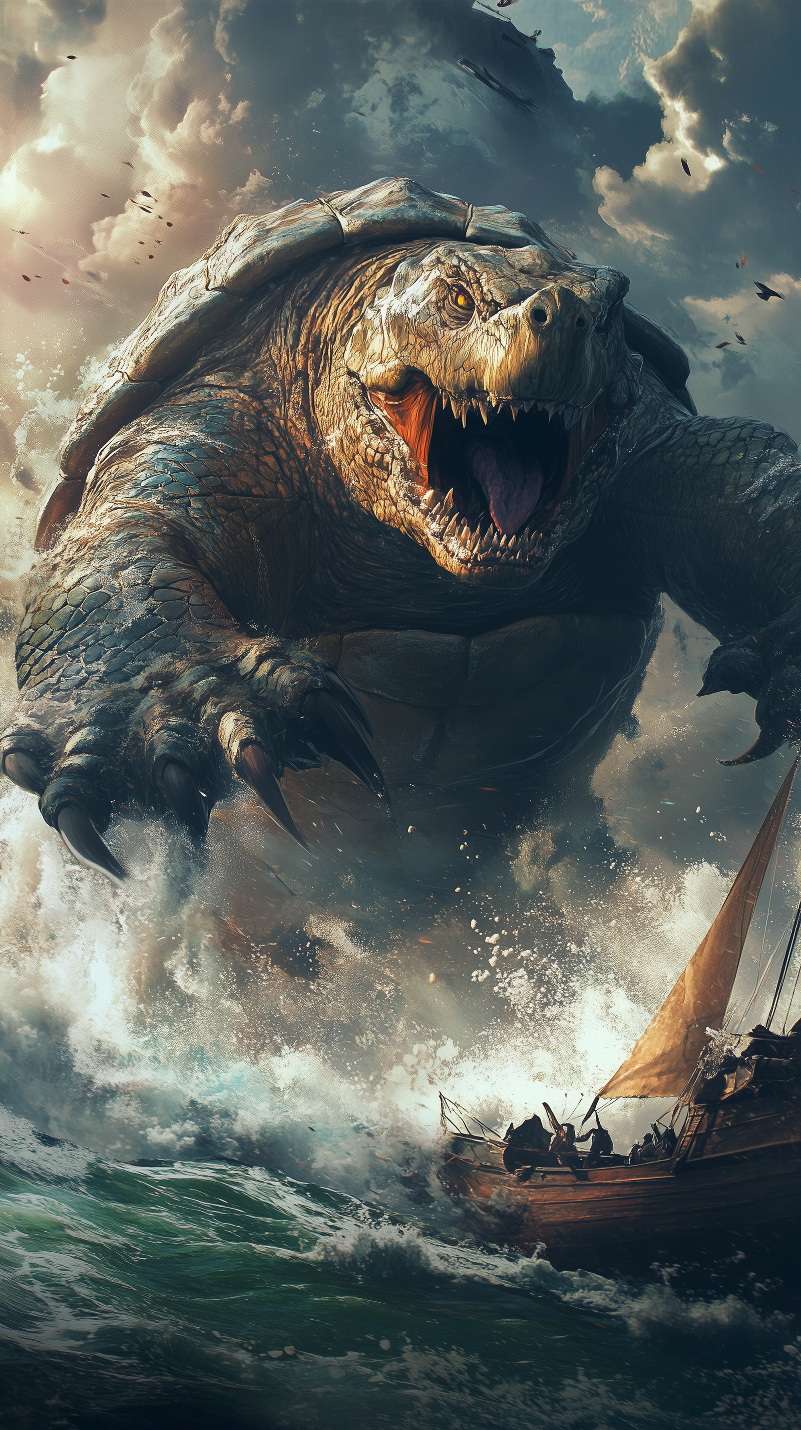 Dragon Turtle, The Steam-Breathing Behemoth | Fantasy I Sci-Fi I Books ...