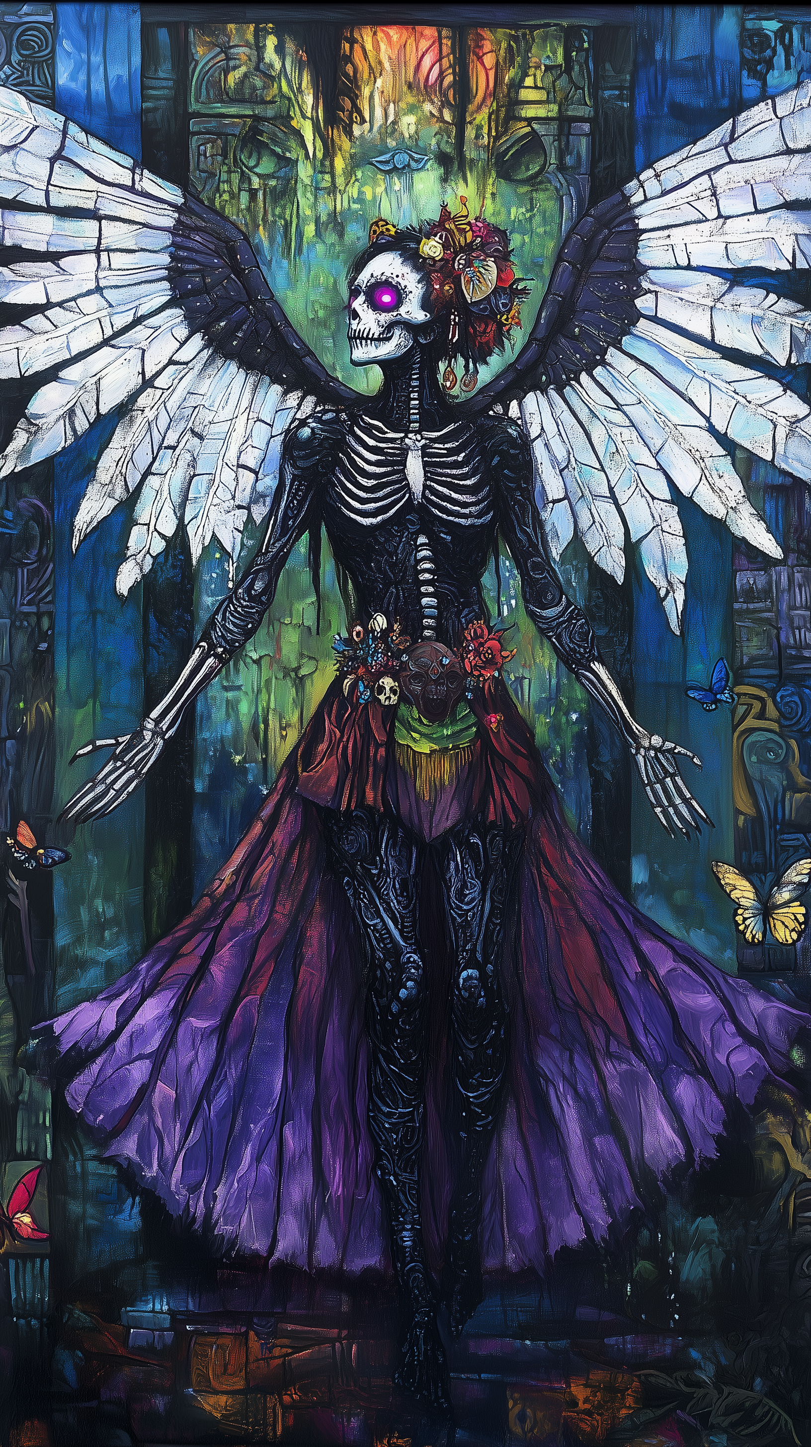 Itzpapalotl, Goddess Of Sacrifice And The Underworld, Obsidian ...