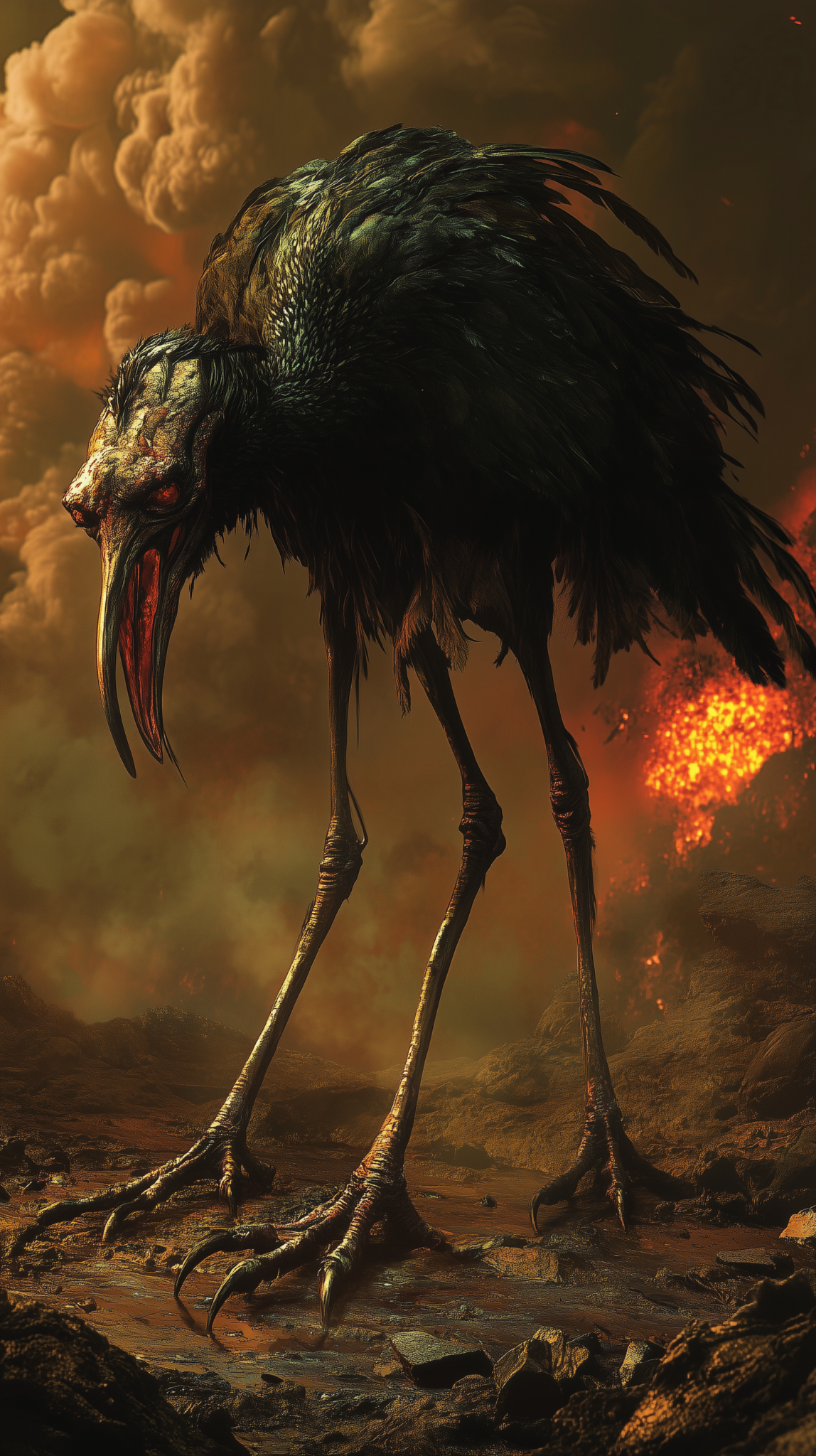 Monster, Achaierai: The Hellish Stalkers Of The Infernal Plains ...