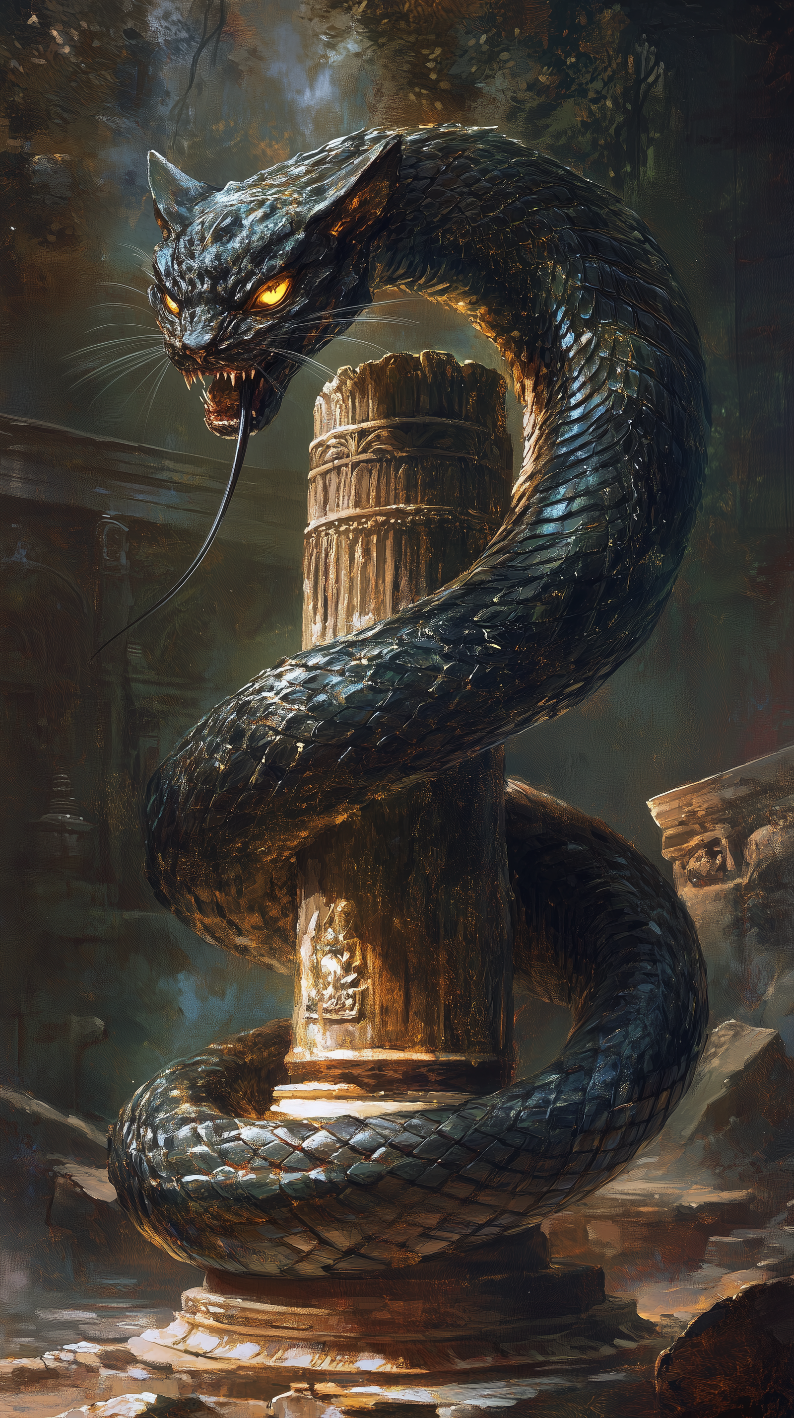 Monster Demon, Asakku, The Serpent Of Midnight Eyes | Fantasy I Sci-Fi ...