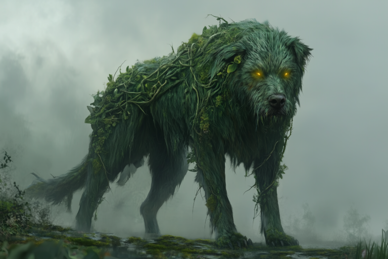 Monster, Cu Sidhe, The Faerie Hound Of Death | Fantasy I Sci-Fi I Books ...