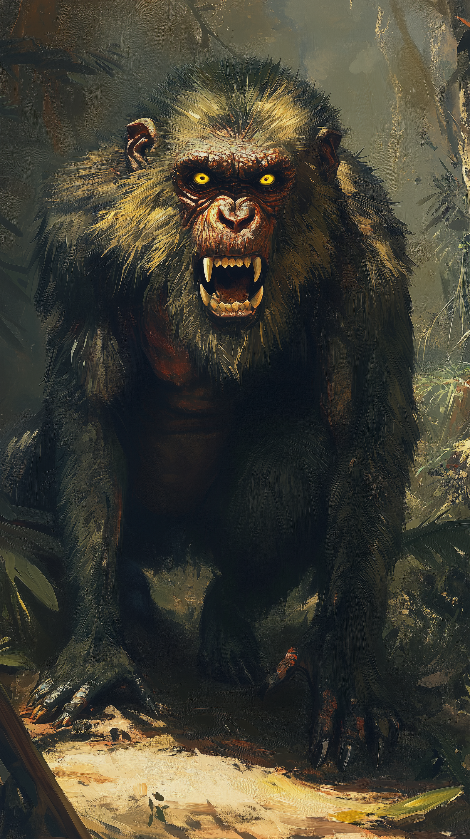 "The Jungle's Fury: Dinopithecus (Dire Baboon), Lord Of The Shadows ...