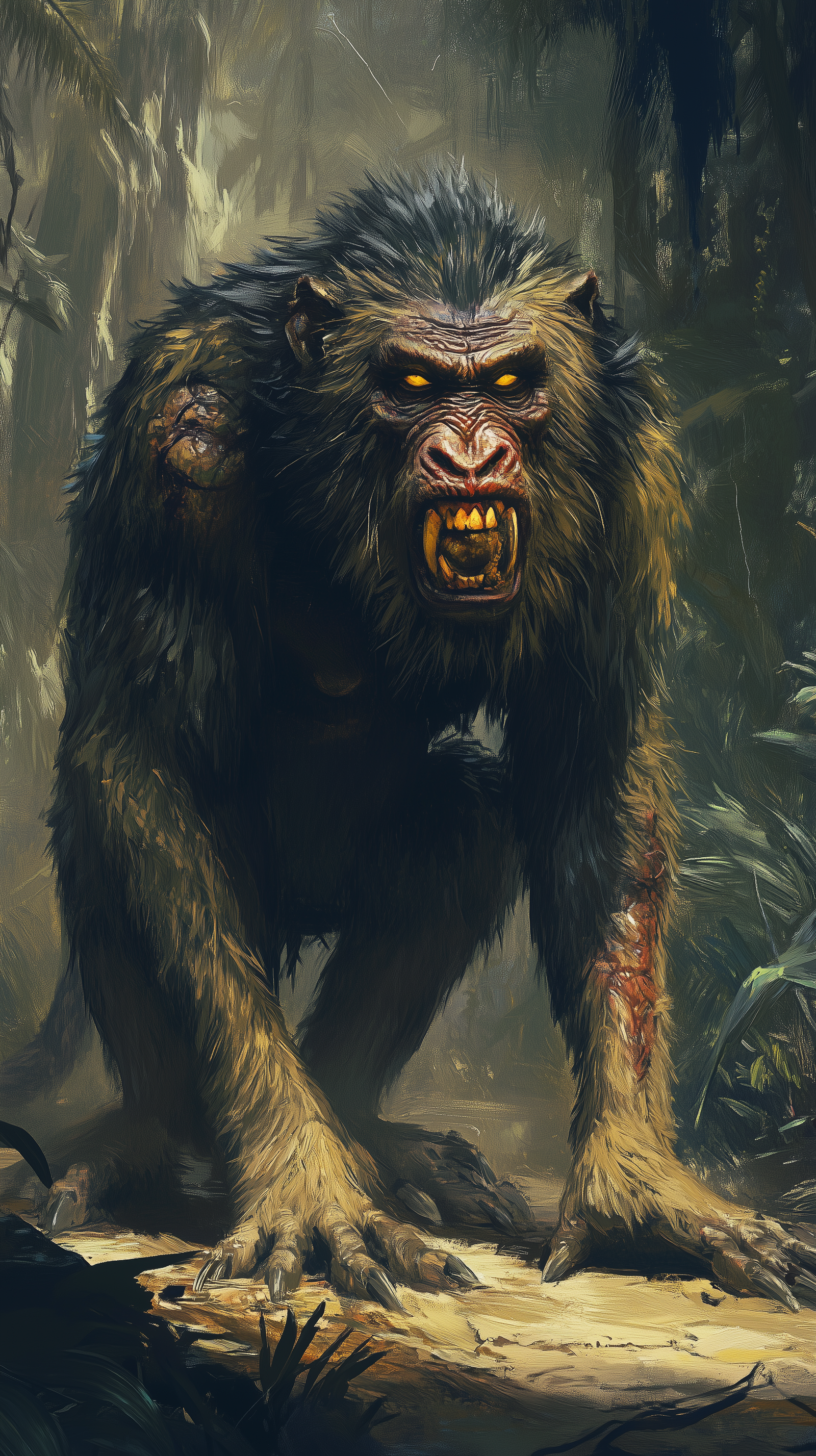 "The Jungle's Fury: Dinopithecus (Dire Baboon), Lord Of The Shadows ...