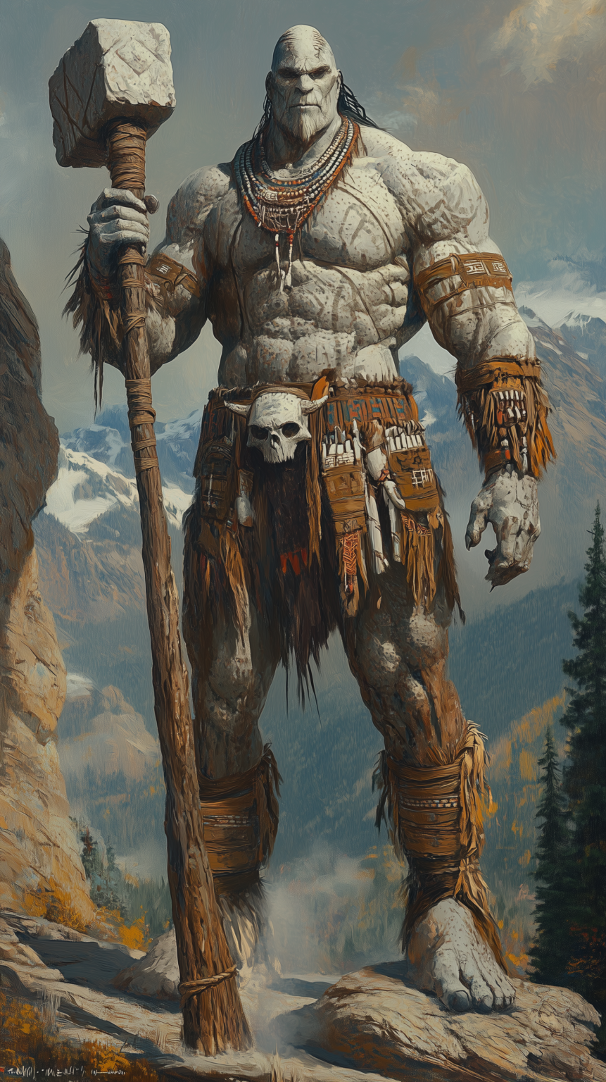 Monster A-senee-ki-wakw (Stone Giant) | Fantasy I Sci-Fi I Books I ...