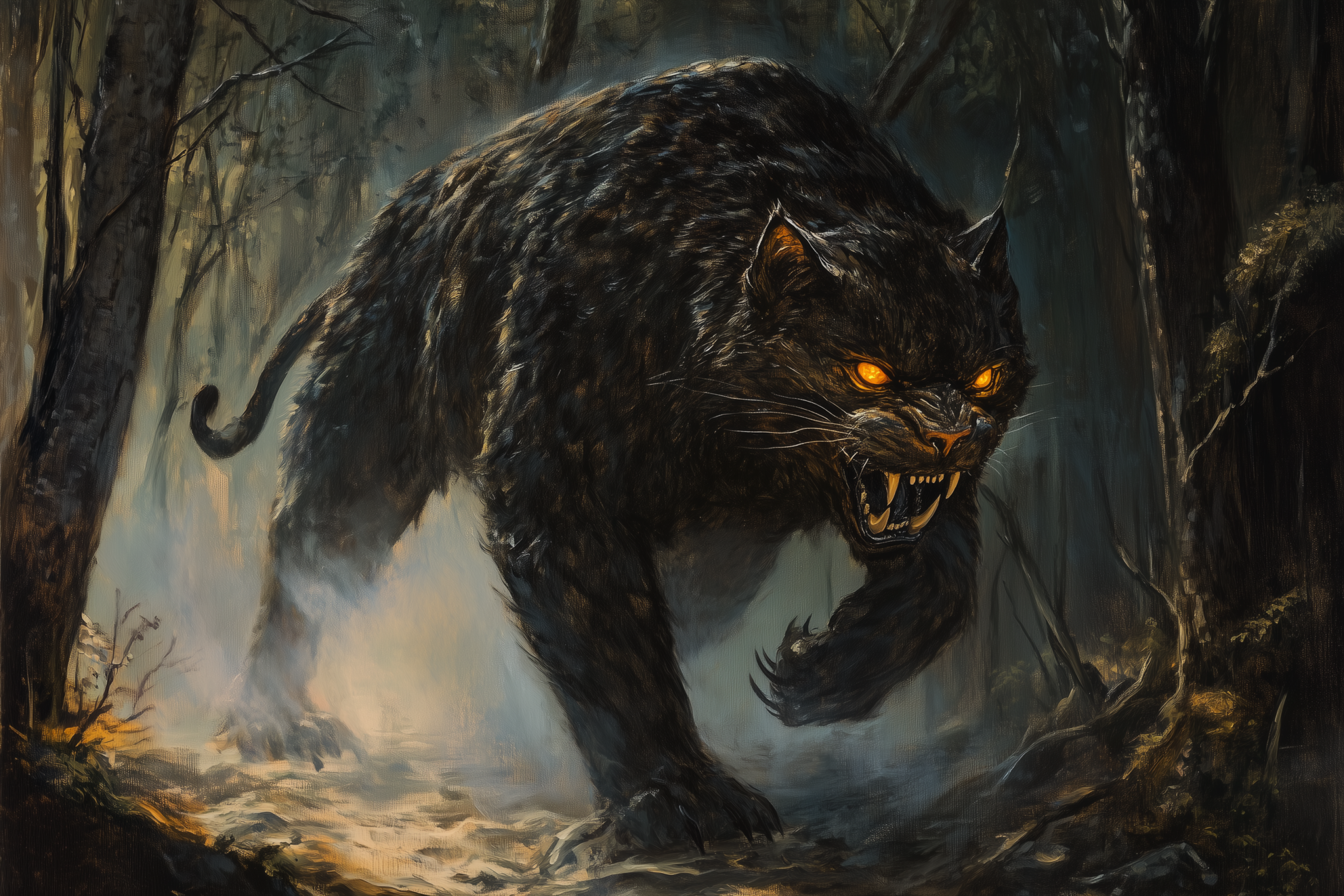 Monster, Wampus Cat, "The Phantom Stalker Of The Appalachians ...