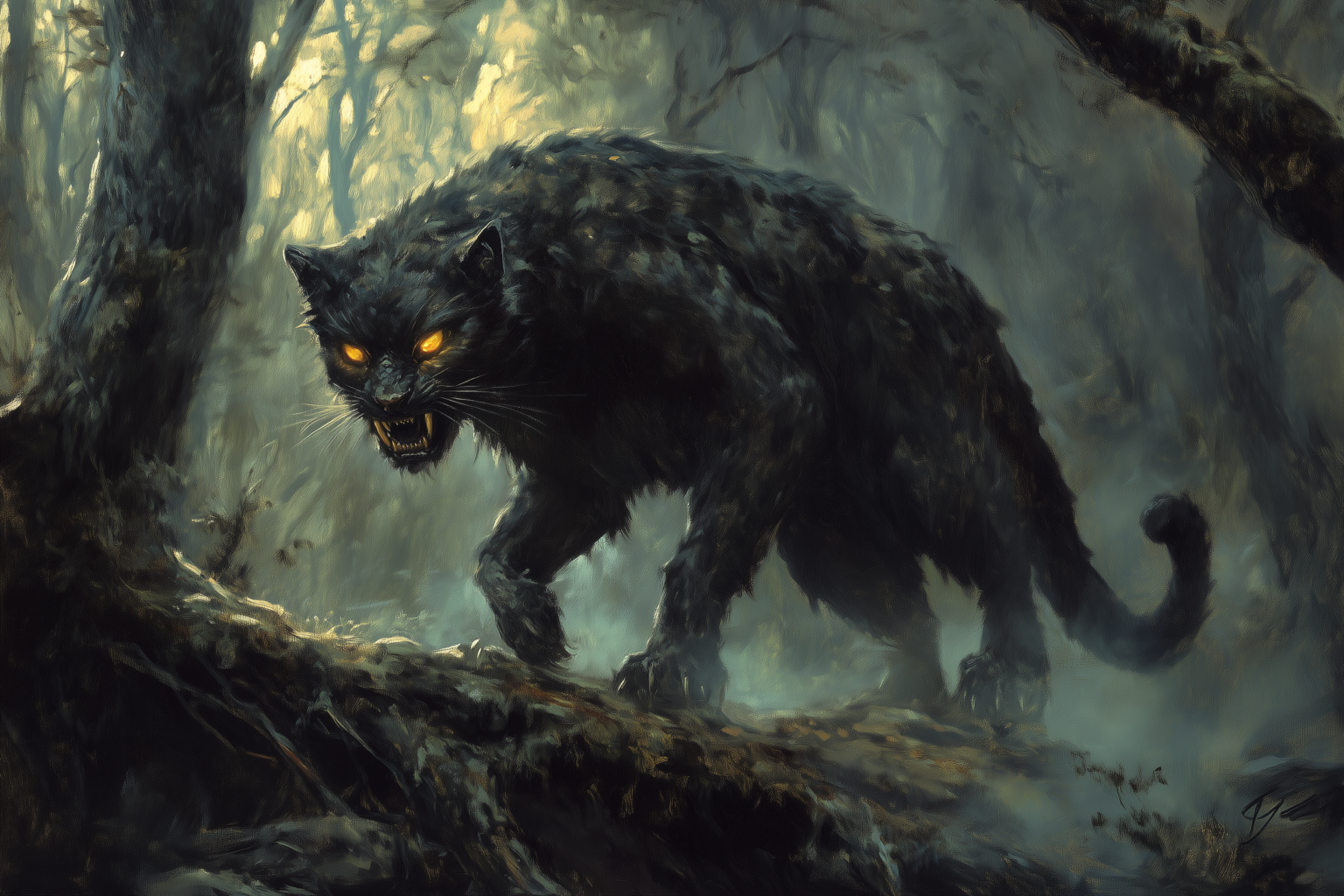 Monster, Wampus Cat, "The Phantom Stalker Of The Appalachians ...