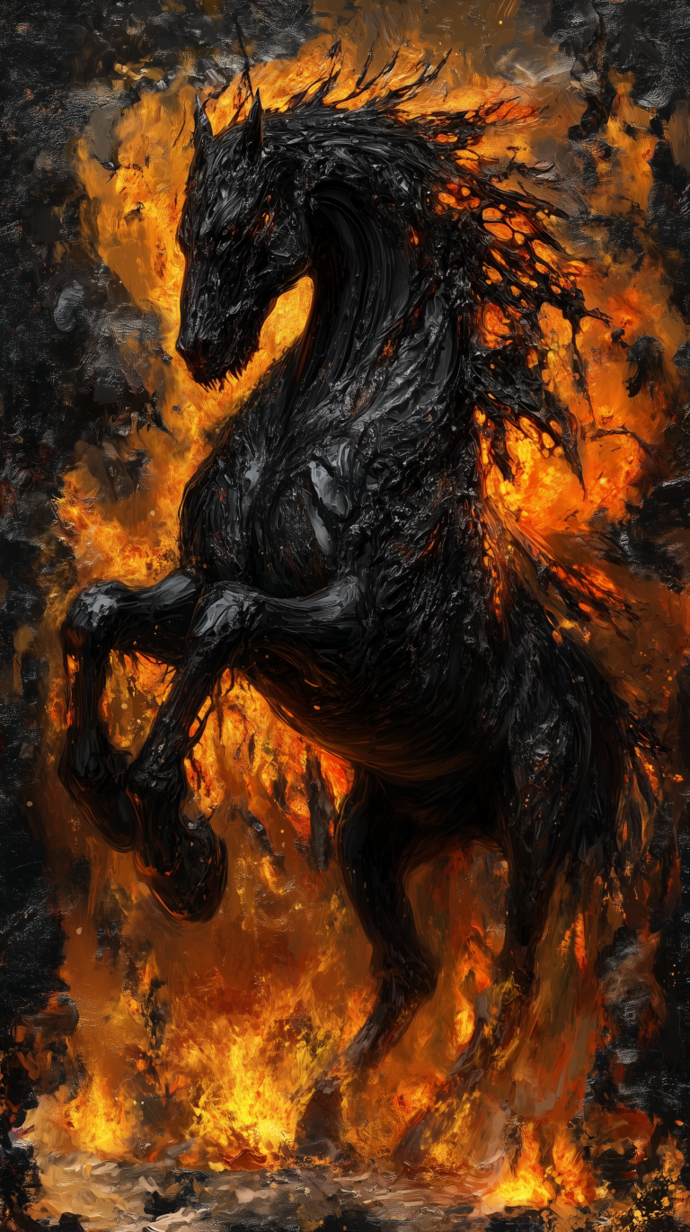 Monster, The Nightmare: A Creature Of Fire And Shadow | Fantasy I Sci ...