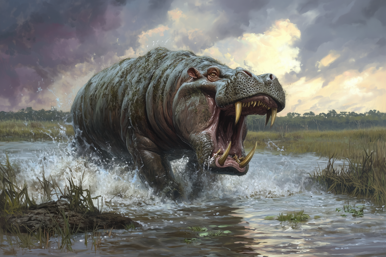 Monster, Dire Hippopotamus, (Antiquus, Behemoth, Gorgops) | Fantasy I ...