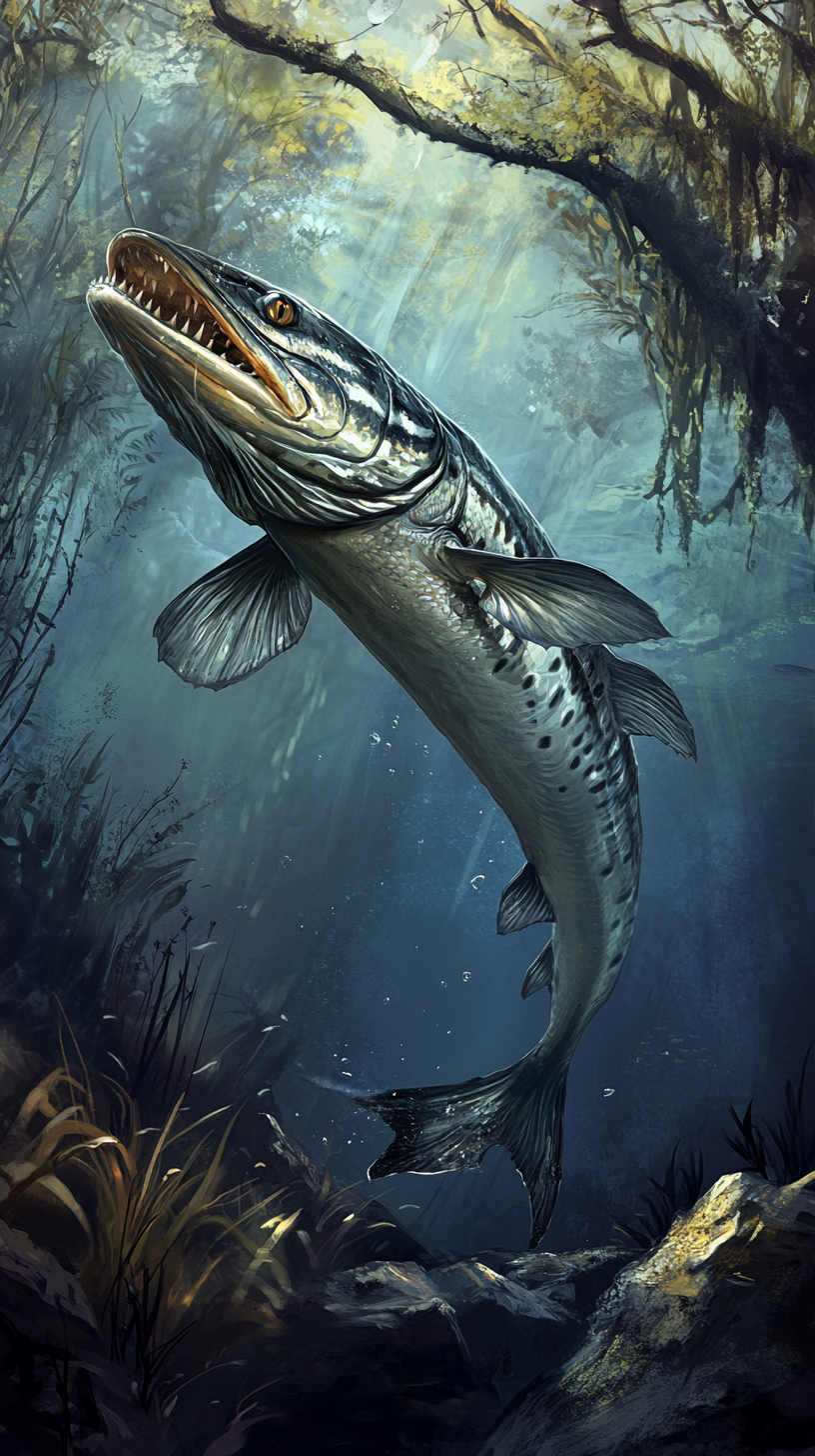 Monster Fish, Giant Pike, (Giant Sturgeon) | Fantasy I Sci-Fi I Books I ...