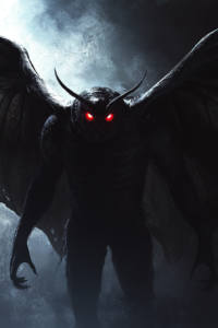 Monster, Mothfolk (Mothman): The Harbinger Of Shadows | Fantasy I Sci ...