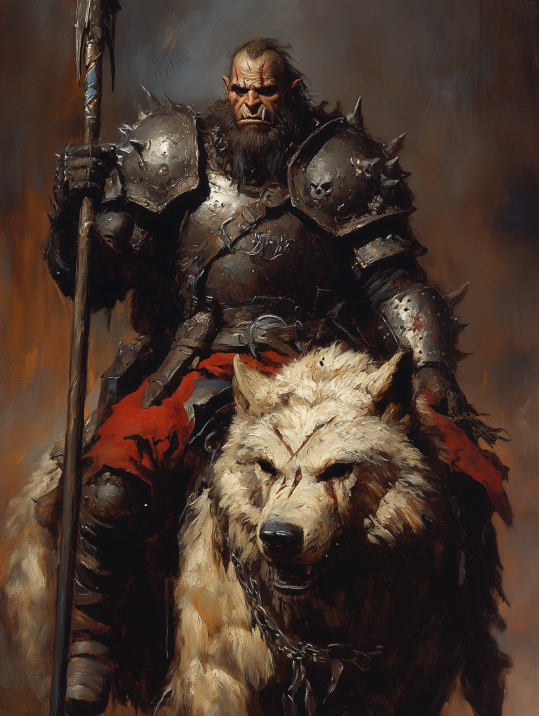 Monster Orc Worg Rider | Fantasy I Sci-Fi I Books I Films I World Building