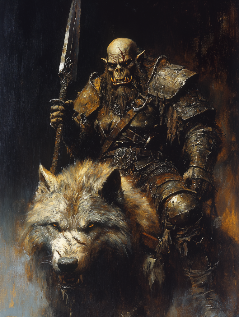 Monster Orc Worg Rider | Fantasy I Sci-Fi I Books I Films I World Building