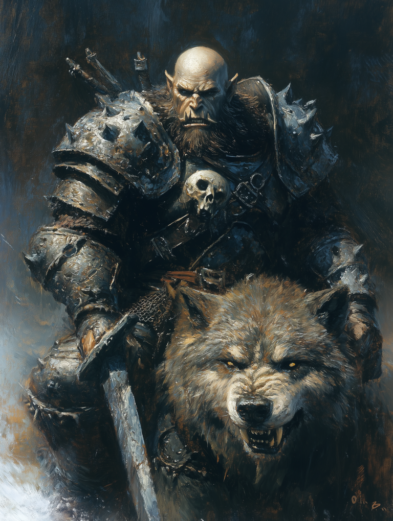 Monster Orc Worg Rider | Fantasy I Sci-Fi I Books I Films I World Building