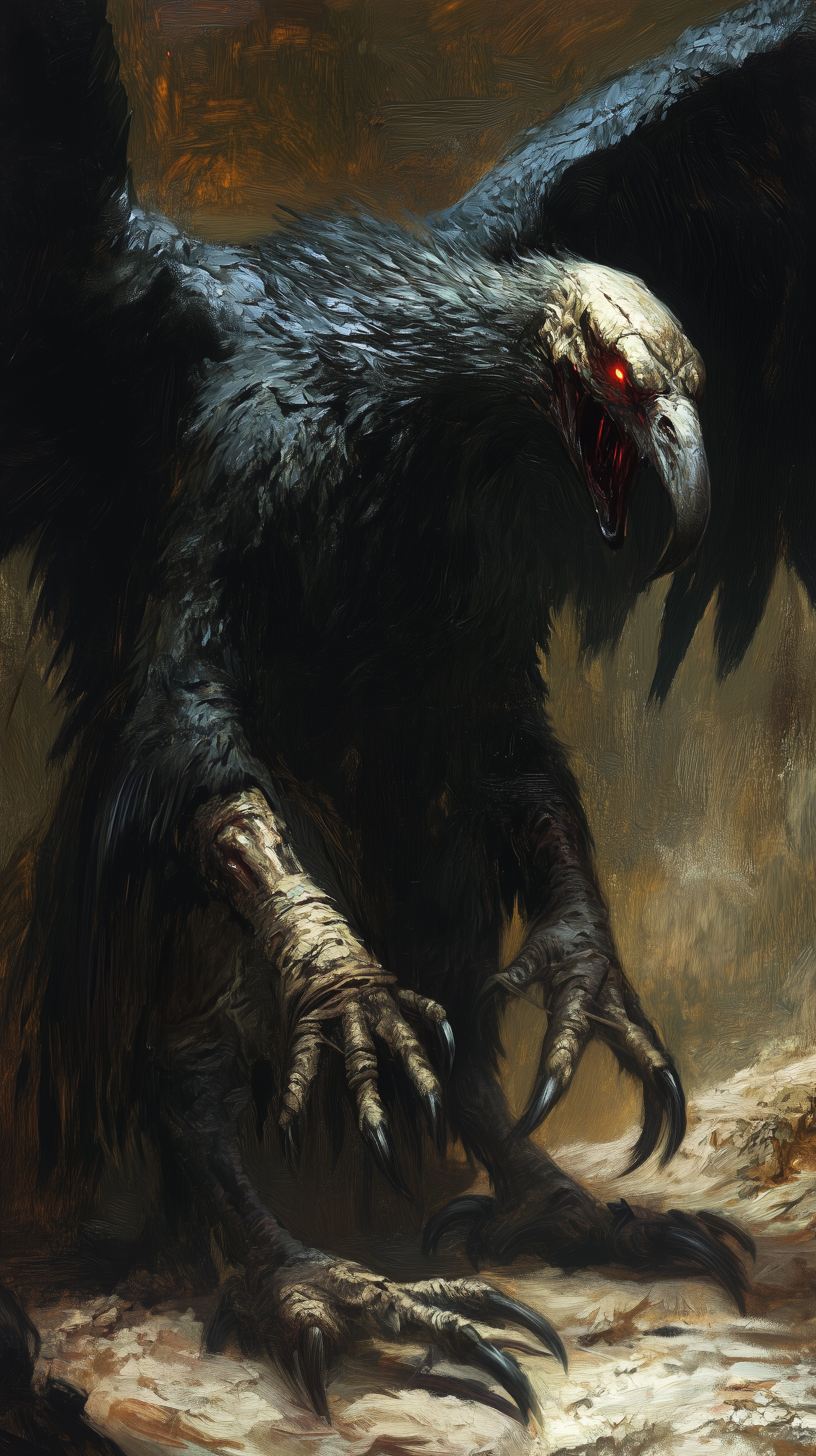 Monster Demon, Vrock, Harbingers Of Screeching Chaos | Fantasy I Sci-Fi ...