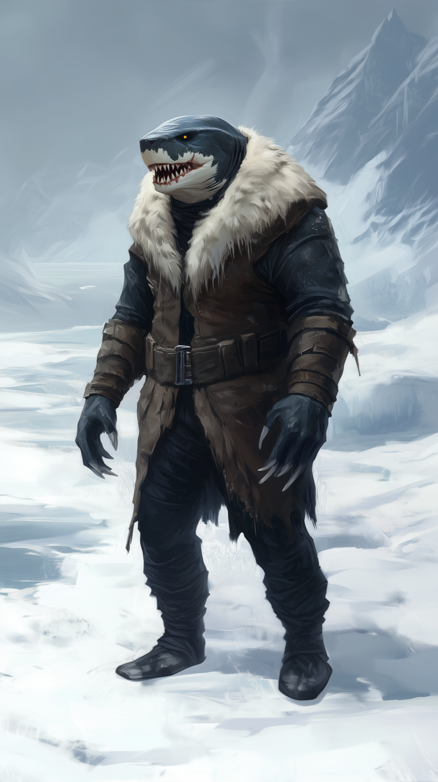 Monster, Rakshasa, Amikuk, The Shark-Headed Corrupter | Fantasy I Sci ...