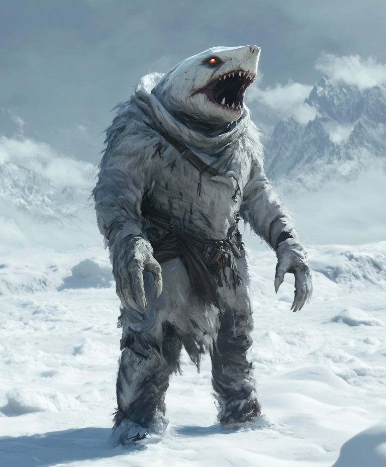Monster, Rakshasa, Amikuk, The Shark-Headed Corrupter | Fantasy I Sci ...