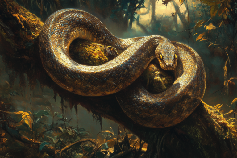 "Constrictor Snake: The Jungle's Silent Sentinel" | Fantasy I Sci-Fi I ...