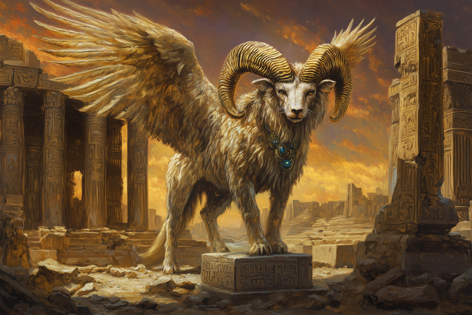 Monster Sphinx, Criosphinx, "The Eternal Sentinel" | Fantasy I Sci-Fi I ...