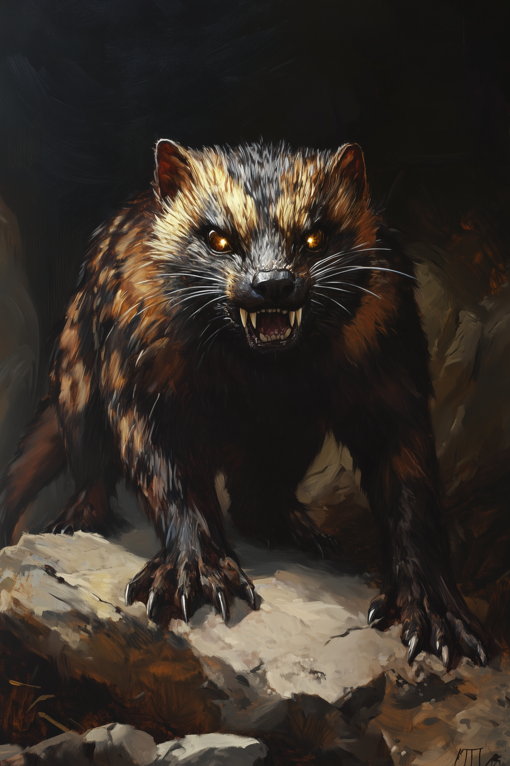 Monster, Dire Weasel, "The Moonlit Stalker" | Fantasy I Sci-Fi I Books ...