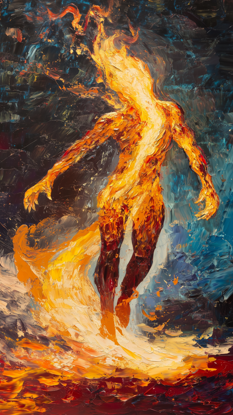 Monster, Fire Elemental: A Living Inferno | Fantasy I Sci-Fi I Books I ...