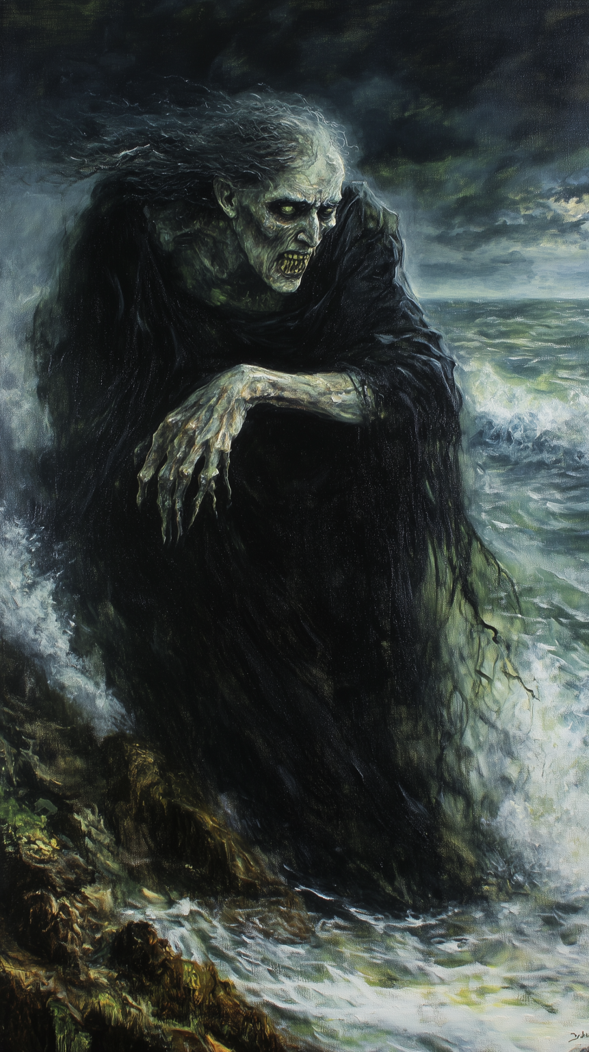 Monster, Sea Hag, "The Drowned Crone: Mistress Of The Tides" | Fantasy ...
