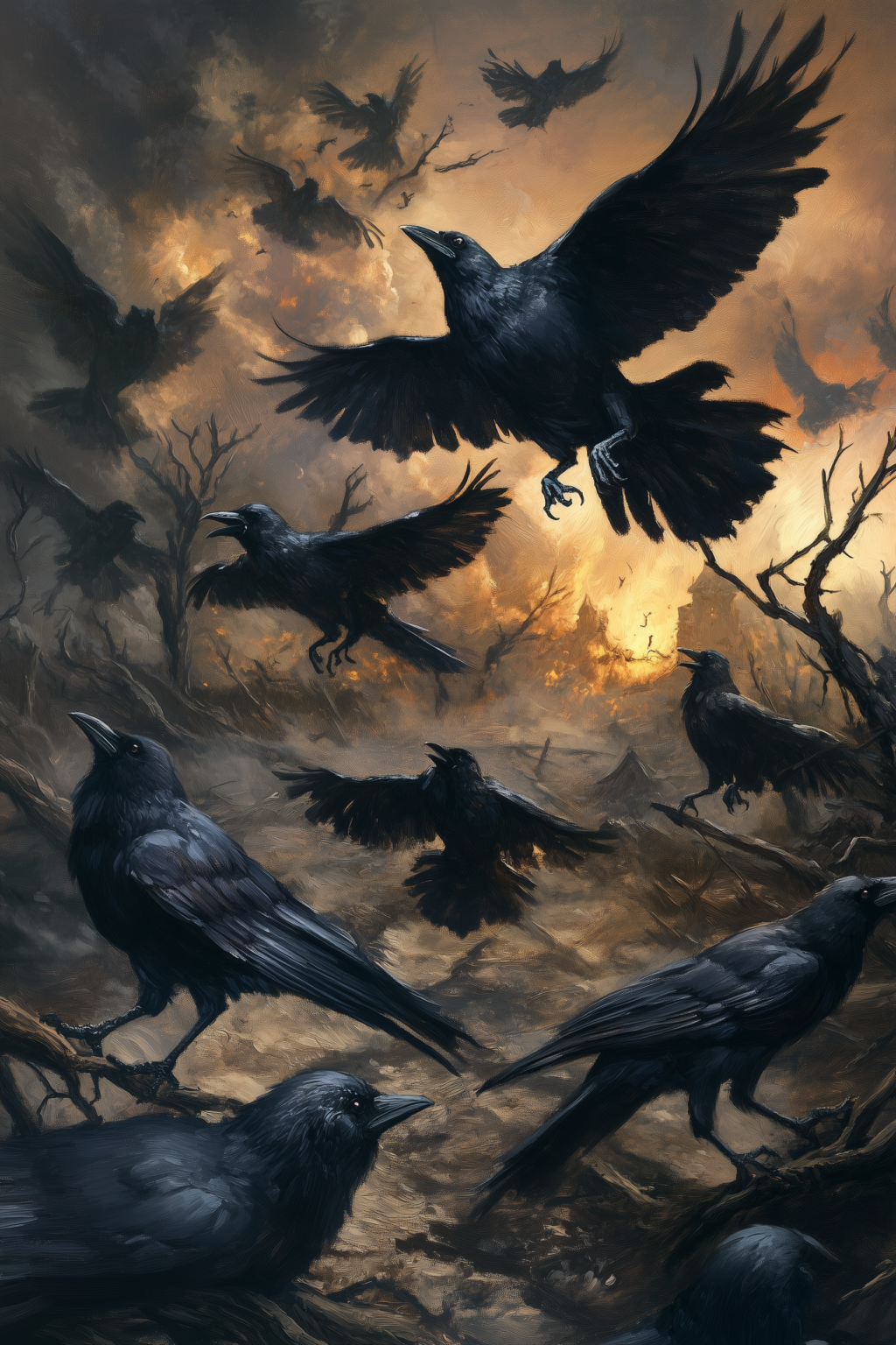 Monster, Murder Of Crows: A Swirling Storm Of Feathers And Fury ...