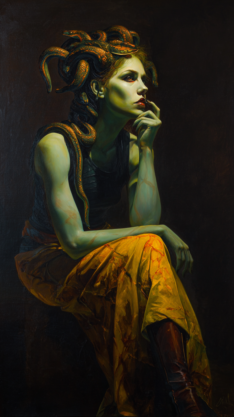 Monster, Medusa, Mortal Of The Three Gorgons | Fantasy I Sci-Fi I Books ...