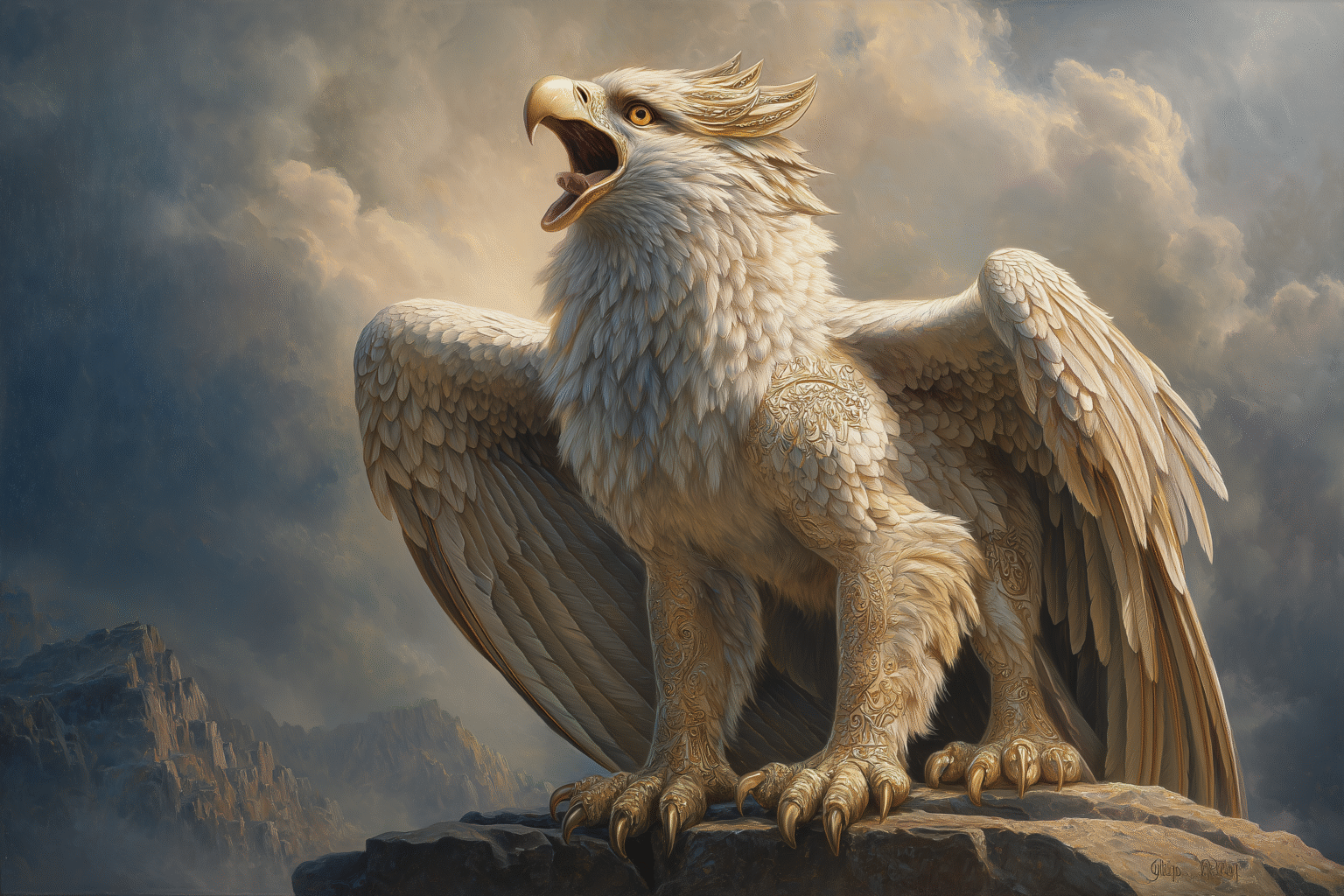 Monster, Celestial Griffon, Sentinel Of The Heavens | Fantasy I Sci-Fi ...