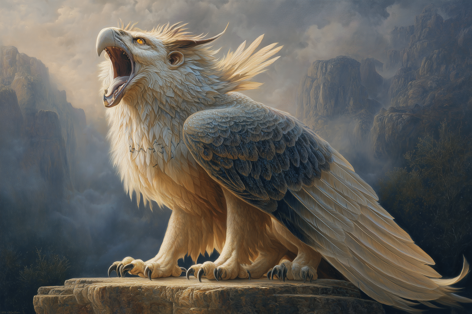 Monster, Celestial Griffon, Sentinel Of The Heavens | Fantasy I Sci-Fi ...