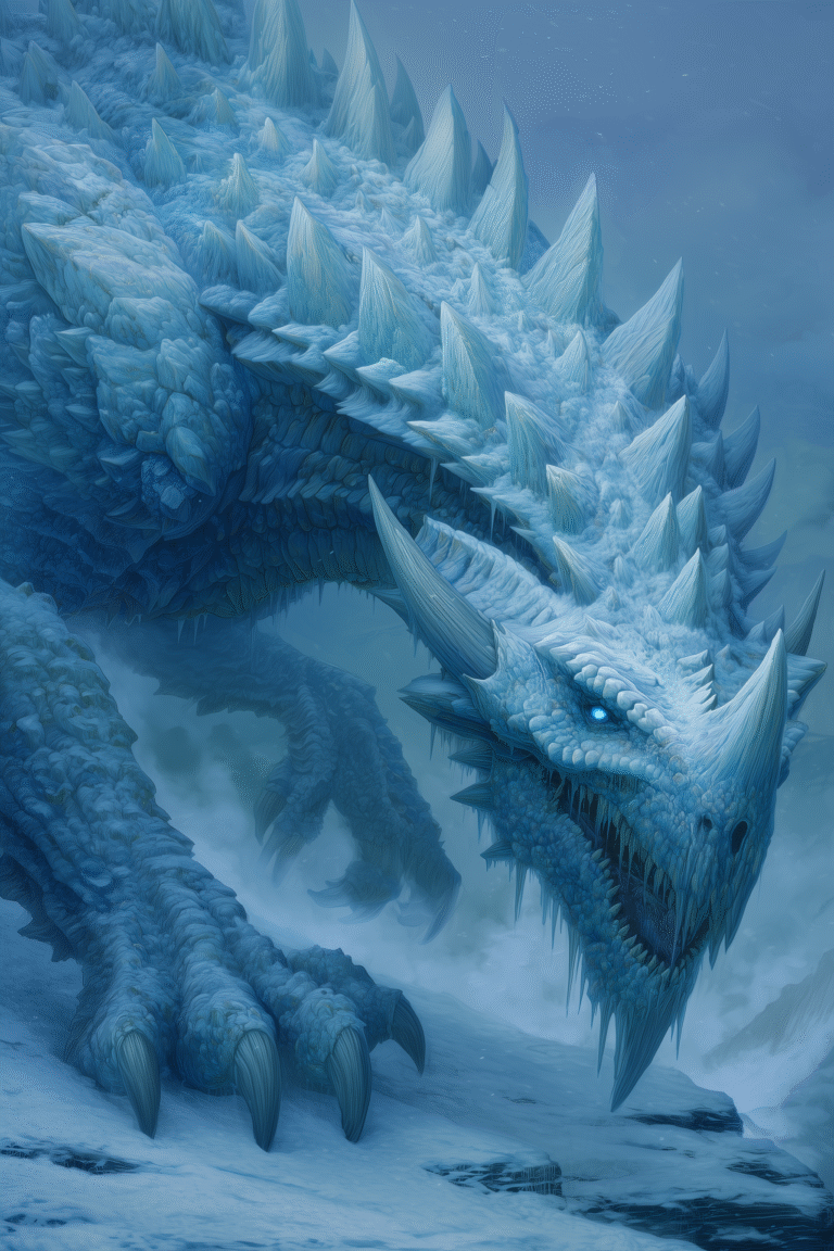 Monster, Frost Linnorm, Herald Of The Endless Winter | Fantasy I Sci-Fi ...